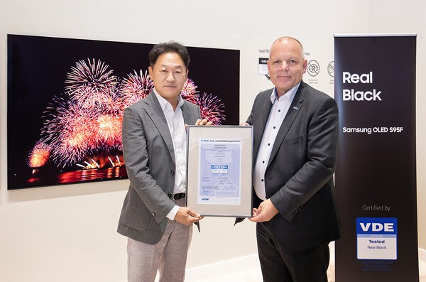 삼성 2025년형 OLED TV, 독일 VDE '리얼 블랙' 인증 획득
