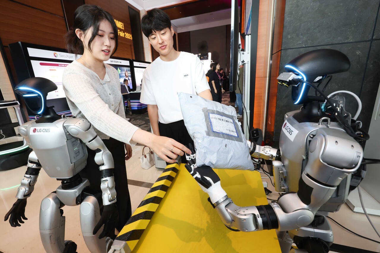 LG CNS ‘AX 페어 2025’서 에이전틱 AI부터 피지컬 AI까지 소개